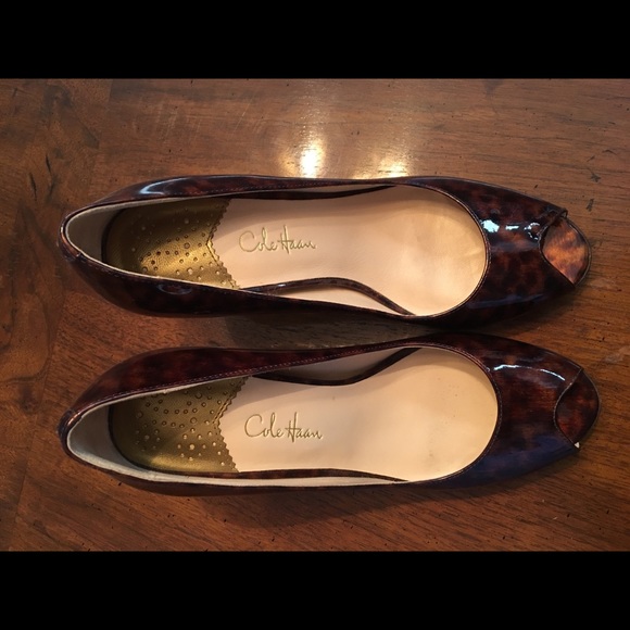 Cole Haan | Shoes | Cole Haan Tortoise Shell Pumps | Poshmark
